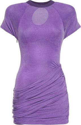 Jacquemus Femme, Robes, Violet, Taille: 40 FR Robe ajust&eacute;e avec d&eacute;coupes