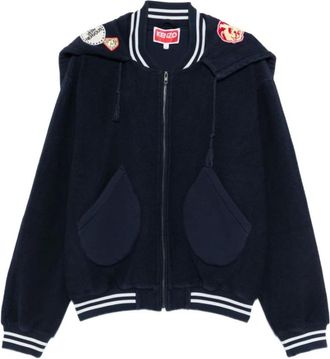 Kenzo Homme, Vestes, Bleu, Taille: S Bomber Jacket