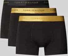 Tommy Hilfiger Trunks mit Metallic-Bund im 3er-Pack
