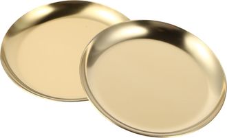 Cabilock 2st Gl&auml;nzendes Schmuckschale Deko Schmuckschale: Schl&uuml;sselablage kleiner Ringhalter Schmuckteller Geschenke f&uuml;r Frauen, M&auml;dchen, Sie, Freundin