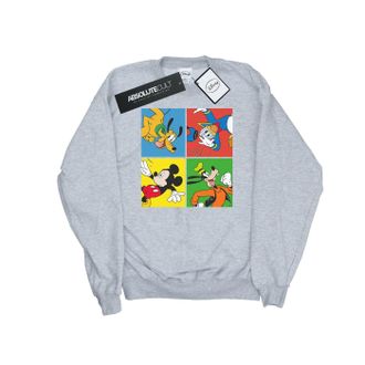 Disney Mickey Mouse Friends Sweatshirt f&uuml;r Herren (Grau)