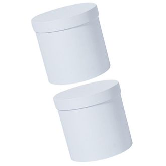 Lurrose Blumenboxen Zum Valentinstag Runde Kartoneimer Aufbewahrungsbox F&uuml;r Blumenarrangements F&uuml;r Veranstaltungen