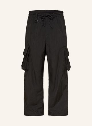 Yohji Yamamoto Cargohose Nylon Wired Loose Fit schwarz