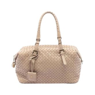 Bottega Veneta Sac &agrave; main Intrecciato Pre-owned - Femme - Pre-owned - Beige - Taille: ONE Size