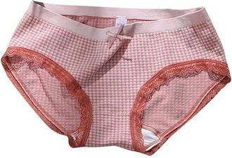 Generic Culotte sans Couture Femme Culotte Femme sans Couture Culotte Femme De Classique Lot Color&eacute; C&ocirc;t&eacute;s Fleurs Ajour&eacute;es Dentelle String Sexy pour Assortir &Agrave;