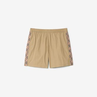 Burberry Short de bain avec Check, Size: XXXL