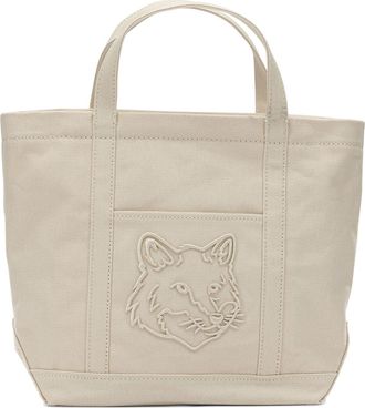 Maison Kitsun&eacute; Sac &agrave; Main Moyen T&ecirc;te de Renard