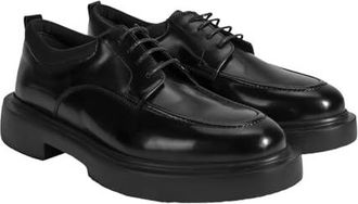 Desa Mocassins Man &agrave; Enfiler - Tige en Cuir, Doublure Respirante, Talon Plat | Noir - 41