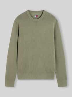 Tommy Jeans Regular Fit Pullover aus reiner Baumwolle