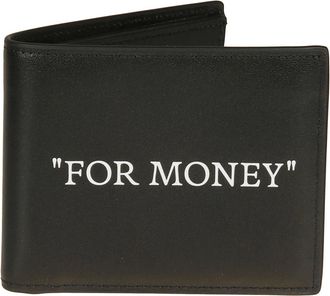 Off-white Homme, Accessoires, Noir, Taille: ONE Size Quote Bifold Wallet