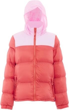 Mymo Wattierte Steppjacke Damen Sommerrot S&uuml;&szlig;es Pink