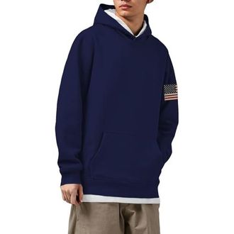 Generic Sweats &agrave; capuche pour homme - Veste &agrave; capuche &agrave; manches longues - Couleur unie - Pull d&eacute;contract&eacute; avec poche - Loisirs - T-shirt de sport &agrave; manches lo