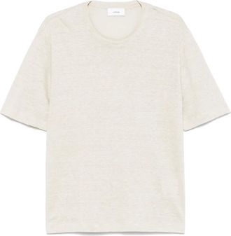 Lardini Homme, Tops, Beige, Taille: XL T-shirt en lin
