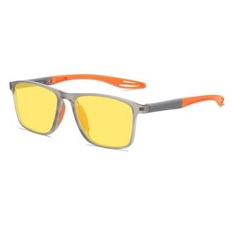 Generic Lunettes de soleil de sport ultra l&eacute;g&egrave;res Vision nocturne Anti-lumi&egrave;re bleue Lunettes de jeu pour ordinateur et t&eacute;l&eacute;phone Confortable et agr&eacute;able pour