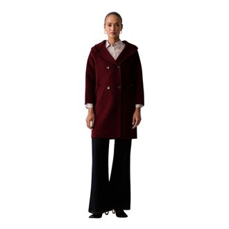 Silvian Heach Damen, M&auml;ntel, Rot, XSGr&ouml;&szlig;e