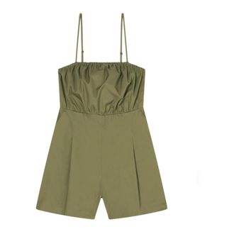 A|X Armani Exchange Femme, Combinaisons et Ensembles, Vert, Taille: 38 FR Combinaison-pantalon en serg&eacute;