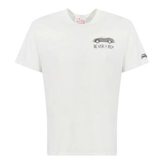 MC2 Saint Barth Homme, Tops, Blanc, Taille: M Portofino T-Shirt