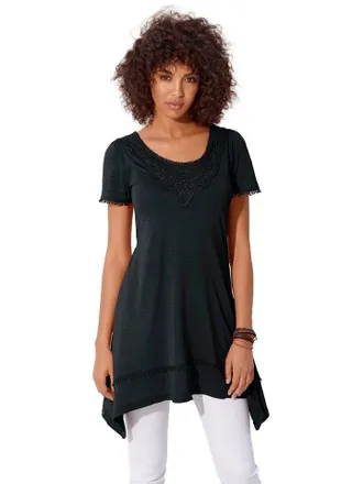 Heine T-Shirt Longshirt Kurzarm