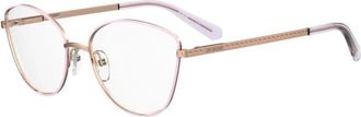 Love Moschino Femme, Accessoires, Jaune, Taille: 55 MM Mol624 LTA Optical Frame
