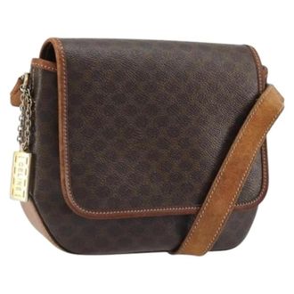 Celine Sac bandouli&egrave;re Macadam Pre-owned - Femme - Pre-owned - Brun - Taille: ONE Size