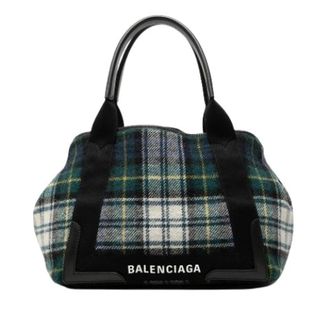 Balenciaga Pre-owned Navy Cabas S - Femme - Pre-owned - Vert - Taille: ONE Size