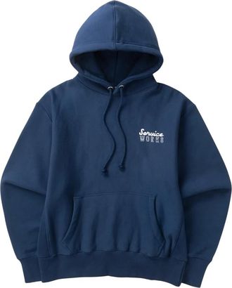 Service Works Sweat &agrave; capuche Eating Adventures - Homme - Sweatshirts et sweats &agrave; capuche - Bleu - Taille: S