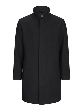 Jack & Jones JACK&JONES Herren Jprblawilson Wool Coat Sn Mantel, Black, L