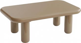 Oviala Couchtisch, rechteckig, 100 cm, MDF, lackiert, Taupe