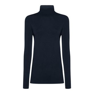 Wolford Aurora Pullover - - Knitwear - Damen - Blau - L