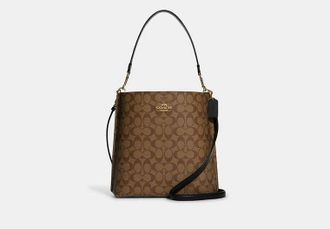 Coach Mollie Bucket Bag Aus Signature-Canvas
