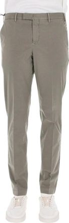 Pantaloni Torino Homme, Pantalons, Vert, Taille: 2XL Pantalon en coton et lin confort Master fit