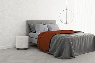 Italian Bed Linen Bettwäsche 100% Baumwolle Trend Chic Doppelbett Terra