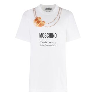 Moschino T-Shirts - - Tops - Damen - Wei&szlig; - M