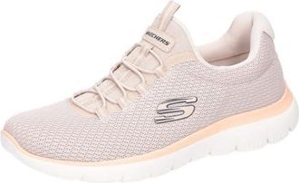 Skechers Summits Summer Blush 150268 Baskets de sport pour femme en TPE v&eacute;g&eacute;talien, taupe, 43 EU