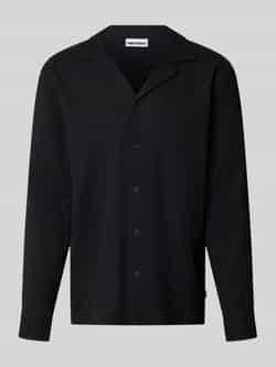 Review Regular Fit Langarmhemd in Plissee-Optik