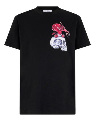 Philipp Plein Kurzarm-Rundhals-T-Shirt