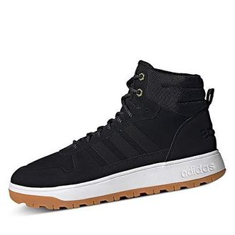 adidas Hommes Frozetic Chaussures de Basket, Core Black/Core Black/Matte Gold, 46 EU
