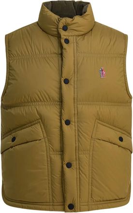 Moncler gilet matelassé à boutonnière - Tons neutres