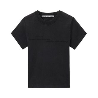 Alexander Wang Tee Court - Femme - Tops - Noir - Taille: 38 FR