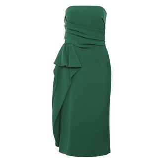 Max Mara Cady Bustier Kleid - - Dresses - Damen - Gr&uuml;n - L