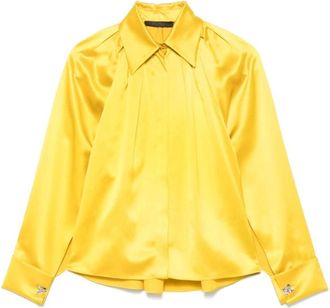 Max Mara Femme, Blouses et Chemises, Jaune, Taille: 36 FR Salice Shirt