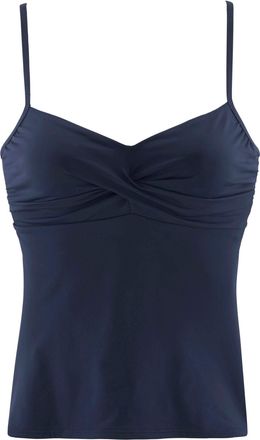 s.Oliver Damen B&uuml;gel-Tankini-Top bauchbedeckend, verstellbare Tr&auml;ger, Mix-Kini, softe Microfaser, vielseitig kombinierbar am Strand