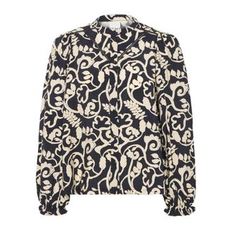 Ichi Ichi, Femme, Blouses et Chemises, Multicolore, Taille: 36 FR Ihlamia SH Bluser