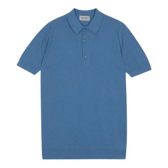 John Smedley Homme, Tops, Bleu, Taille: L Roth Polo