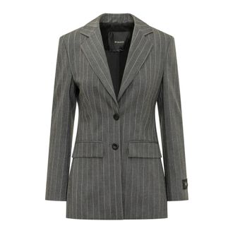 Pinko Gilia Giacca - - Jackets - Damen - Grau - S