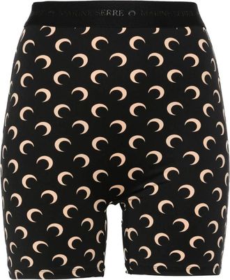 Marine Serre Short Shorts - - Shorts - Damen - Schwarzk - XS