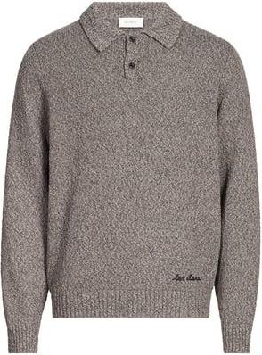 Les Deux Beide - Baumwollnetz polo - schwarz