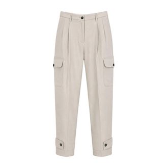 Nine In The Morning Slim-fit Hose - - Trousers - Damen - Beige - W27