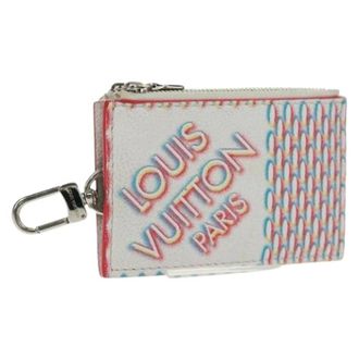 Louis Vuitton Portefeuille en toile Pre-owned - Femme - Pre-owned - Blanc - Taille: ONE Size