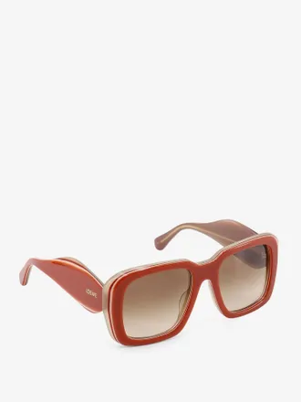 Loewe Unisex Sunglasses Sierra Red Acetate